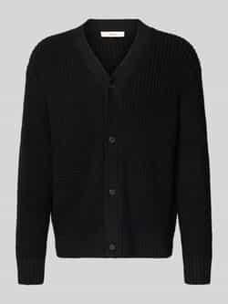 Selected Regular Fit Strickjacke aus reiner Baumwolle Modell DERECK