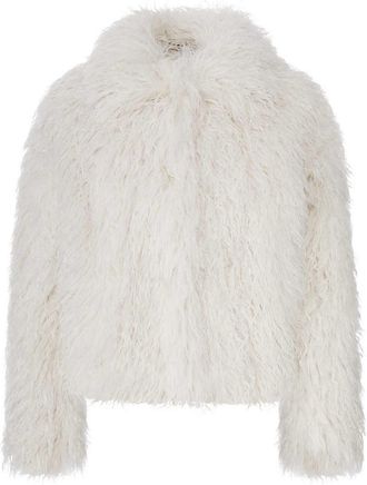 Tagliatore Lederjacke - Wei&szlig;