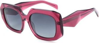 Generic Lunettes De Soleil Photo Polaris&eacute;es &Agrave; Grand Cadre For Hommes Et Femmes UV400 Lunettes De Soleil De Plage De Vacances De F&ecirc;te(Red)