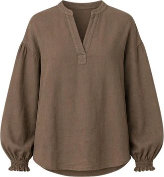 Roy Rogers Femme, Blouses et Chemises, Brun, Taille: 38 FR Eloise Blouse