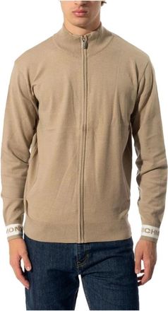 John Richmond Homme, Pulls, Beige, Taille: L Cardigan avec fermeture &eacute;clair