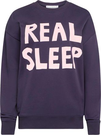 J.W.Anderson sweat Real Sleep - Bleu
