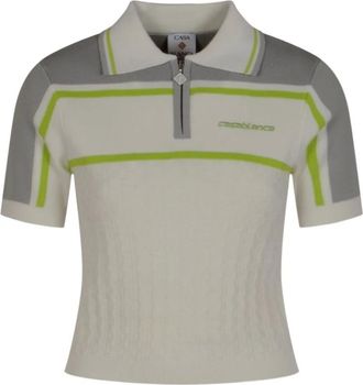 Casablanca Femme, Tops, Multicolore, Taille: 40 FR Polo de tennis