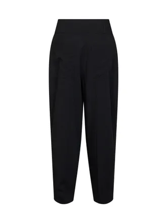 Toteme Womens Trousers Balloon Black Viscose-Wool