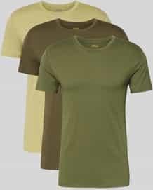 Ralph Lauren Slim Fit T-Shirt aus reiner Baumwolle im 3er-Pack