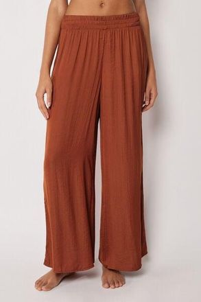 Calzedonia Gl&auml;nzende Palazzohose Braun