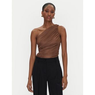 Pinko Top 105048 A2F1 Braun Slim Fit