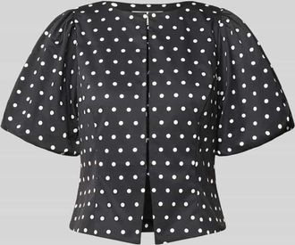 Neo Noir Slim Fit Bluse im Allover-Look Modell ANELA