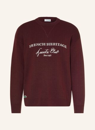 Lacoste Pullover rot