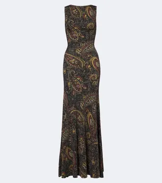 Etro Maxikleid aus Rippstrick