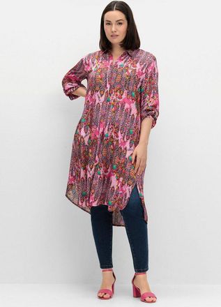 Sheego Klassische Bluse Longbluse