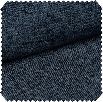 Novely TORINO UV-Beständiger Möbelstoff, fein melierter Polsterstoff mit Lotus-Effekt, Pflegeleichte Meterware 1lfm | Farbe: 10 Navy Dunkelblau