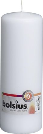 Bolsius Bolsius Stumpenkerze f&uuml;r drinnen und drau&szlig;en, 200 x 68 mm, wei&szlig;