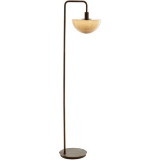 Light & Living Light&living - lampadaire - Baylie - marron - verre m&eacute;tal