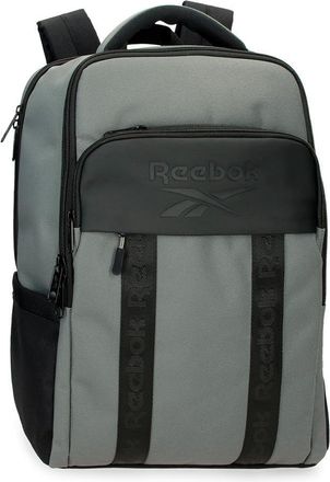 Reebok Baltimore Rucksack für Laptop, 39,6 cm, Grau, 30 x 42 x 14 cm, Polyester, von Joumma Bags