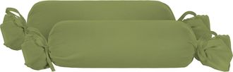Biberna 0077144 Nackenrollenbezug Feinjersey, gekämmte Baumwolle, superweich 2x 15x40 cm, fichte