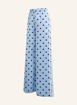 adidas Originals Adidas Originals Hose Satin Polka Dots Wide Leg Pant blau