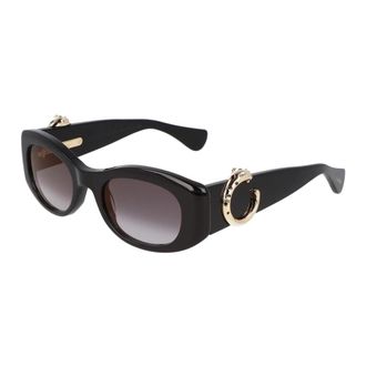 Cartier Ct0472S Cat-Eye Sonnenbrille - - Accessories - unisex - Schwarzk - 51 MM