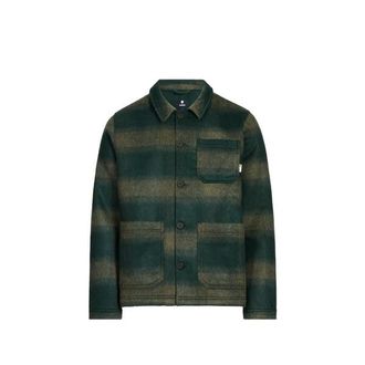 Faguo Veste &agrave; carreaux en laine m&eacute;lang&eacute;e