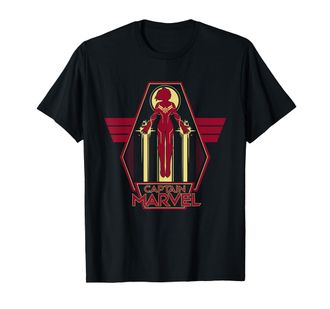 MARVEL Captain Marvel Airborne Carol Danvers T-Shirt T-Shirt