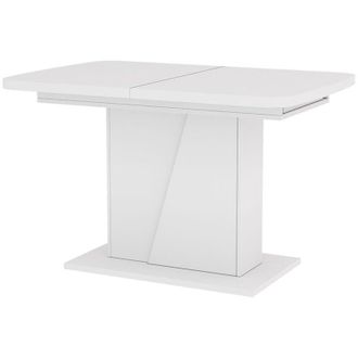 Vicco Table de salle à manger Fenaro, Blanc, 120x80cm extensible, Vicco