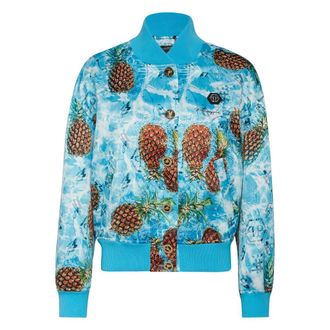 Philipp Plein Duchesse Bomber Pineapple Skies - - Jackets - Damen - Mehrfarbig - XS