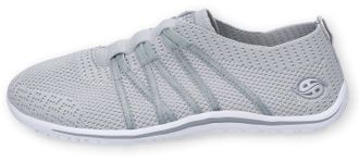 Dockers by Gerli Barfu&szlig;schuh DOCKERS BY GERLI, Damen, Gr. 36, grau (hellgrau), Textil, Schuhe Barfu&szlig;schuh, Schlupfschuh, Sneaker, Sommerschuh in l&auml;ssiger Strick-Optik,