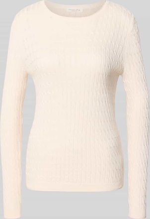 Christian Berg Slim Fit Strickpullover mit Zopfmuster