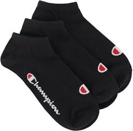 Champion Mixte Core Socks 3pp Sneaker Chaussettes, Noir, 39-42 EU