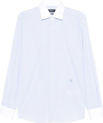 Karl Lagerfeld chemise &agrave; rayures et coupe moderne - Blanc