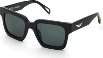 Zadig&Voltaire Femme, Accessoires, Noir, Taille: 52 MM Lunettes Authentiques de Qualit&eacute; Premium
