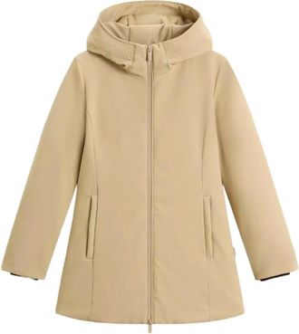 Woolrich Femme, Vestes, Beige, Taille: 38 FR Firth Parka