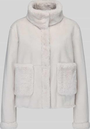 s.Oliver Black Label Teddy-Wendejacke mit hohem Stehkragen