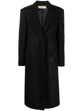 Blanca Vita Einreihiger Mantel - Schwarz