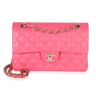 Chanel Quilted Lambskin Small Classic Double Flap Bag