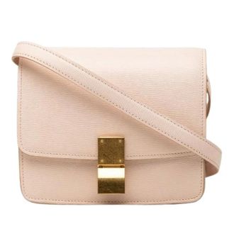 Celine Pre-owned Sac Bandouli&egrave;re Classique Box Petit Mod&egrave;le en Cuir - Femme - Pre-owned - Rose - Taille: ONE Size