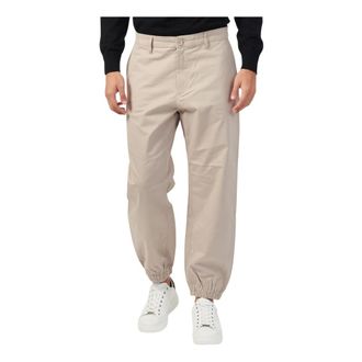 A|X Armani Exchange Beige Jogginghose mit elastischen B&uuml;ndchen - - Trousers - Herren - Beige - W36