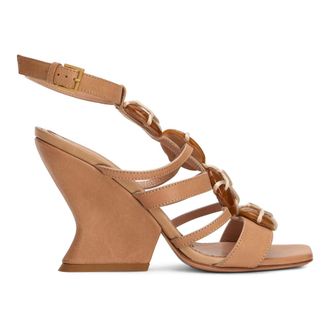Alberta Ferretti Femme, Chaussures, Brun, Taille: 38 EU Sandales