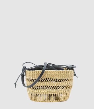 Muu&ntilde; Panier Mini Minette Naturel Noir