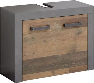 Trendteam Waschbeckenunterschrank Unterschrank Cancun/IndyBad Old Wood 72 x 56 x 34 cm