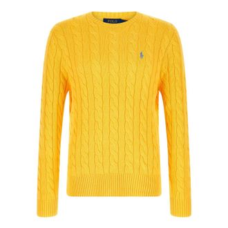 Polo Ralph Lauren Braid Texture Crewneck Sweater - - Knitwear - Herren - Gelb - L