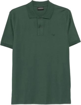 Emporio Armani Homme, Tops, Vert, Taille: L Polo en coton