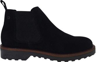 Nicholas Deakins Republic Stiefeletten f&uuml;r Herren, Wildleder, Flach (Schwarz)