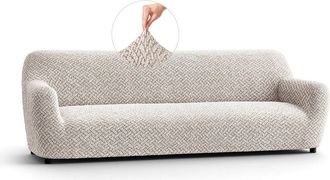 Paulato by GA.I.CO. PAULATO - Sofabezug 4 Sitzer Stretch Mikrofaser, kratzfestes Gewebe, maschinenwaschbar, WavyTech-Technologie und Oeko-TEX-Zertifizierung - Kollektion 