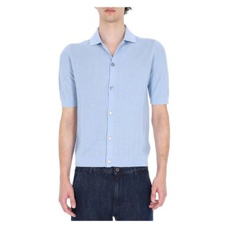 Ballantyne Polo Camicia - - Knitwear - Herren - Blau - M