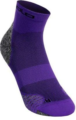Odlo Ceramicool Run Quarter Chaussettes de running Unisex violet - afterparty 42-44