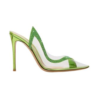 Gianvito Rossi Gr&uuml;ne Kristall Stiletto Hortensia - - Shoes - Damen - Gr&uuml;n - 40 EU