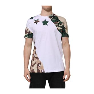 Dolce & Gabbana Camouflage Crew Neck T-shirt - - Tops - Herren - Mehrfarbig - S