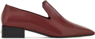 Ferragamo Loafer mit eckiger Kappe - Rot