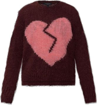 AllSaints Femme, Pulls, Rouge, Taille: 38 FR Pulls &agrave; col rond